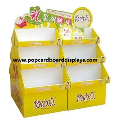 Cina Esposizione su ordinazione gialla di Candy del cartone per il supermercato ed il deposito in vendita