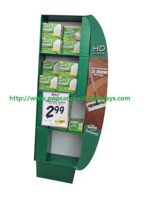 Cina Laminazione lucida dei cosmetici di isolato del cartone dell'esposizione verde di vendita al dettaglio in vendita