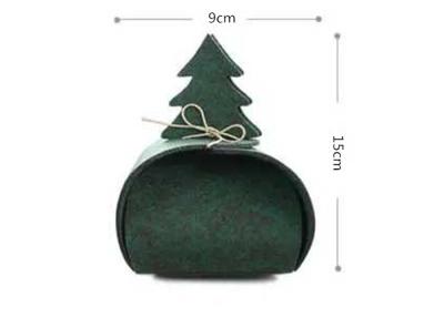China Botas da árvore de Natal de 9*9*15 Cm, anti - caixa de presente sísmica de feltro de Eco à venda