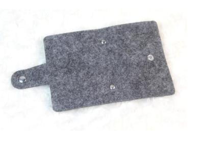 Chine Longévité élevée de conception instantanée de fermeture de sacs de tissu de feutre de 10*6 cm pour unisexe à vendre