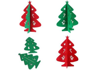 Chine Noël éducatif 18CM 3d de DIY a senti l'arbre de Noël Toy For Kids à vendre