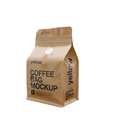 Cina Il caffè della carta kraft del fondo piatto della prova dell'odore insacca ISO9001 200-400 micron in vendita