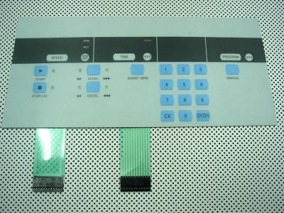 中国 光沢の PC の浮彫りにされた多ドームおよびゴム製キーの適用範囲が広い蝕知の膜スイッチ 販売のため