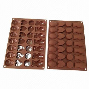 Cina Muffa professionale del cioccolato degli utensili della cucina del silicone di FDA per i bambini in vendita