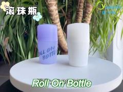 Flacons de parfum à bille rechargeables en plastique avec bouchon, flacons à bille transparents pour huiles essentielles
