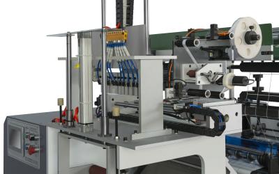 Cina SR-350FQ 220m/min Macchina automatica di taglio delle etichette Larghezza 350mm in vendita