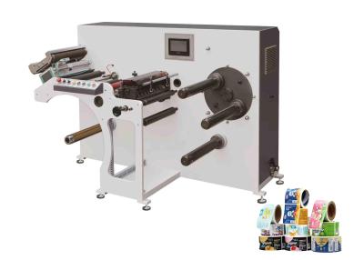 China SR-350FG Automatic High Paper Speed Lable Slitting Cutting Rewinding Machine for sale