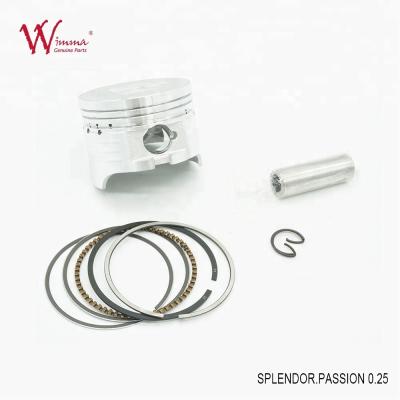 Cina Fatto nella PASSIONE 0,25 di SPLENDORE dei corredi del pistone del motociclo della Cina con l'anello di stantuffo in vendita