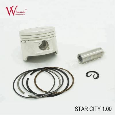 Cina Corredi 1,00 del pistone del motociclo di STAR CITY con il grossista dell'anello di stantuffo della lega di alluminio in vendita