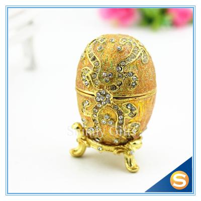 Китай Faberge Egg Trinket Box Jewelry Box Metal Gift Box продается