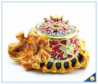 Китай Fashion Elephant Design With Pearl High Quality Trinket Box Wholesale SCJ431 продается