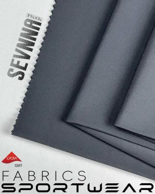 China 152cm Width Stretch Lycra Fabric with 72% Recycled Materials and 28% Xtra Life Lycra for sale