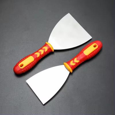 China 0.7 mm 1.0 mm Flexible cuchilla de acero inoxidable espátula cuchillo de acero carbono espejo pulido cuchillos de masilla en venta