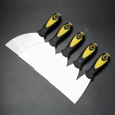 China Herramienta de construcción raspador de acero inoxidable cuchillo de limpieza pala espátula de masilla con punta de martillo en venta
