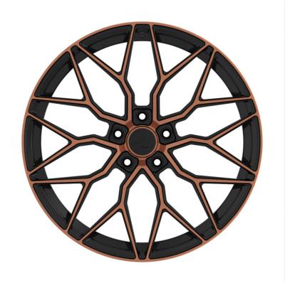 China 18 pulgadas de color negro marrón 5 * 112 aleación de aluminio forjado ruedas de automóviles en venta