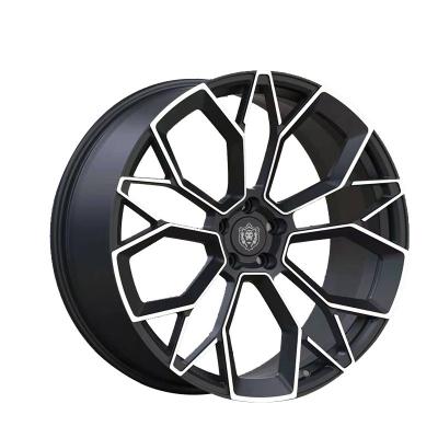 China Color negro brillante y cara de máquina de aluminio forjado de 21 pulgadas para automóviles en venta
