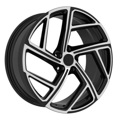 China Venta en caliente de la cara de cromo negro mecanizado 16 17 18 19 20 21 22 23 24 20 pulgadas 5 * 100mm aro de la rueda forjado en venta