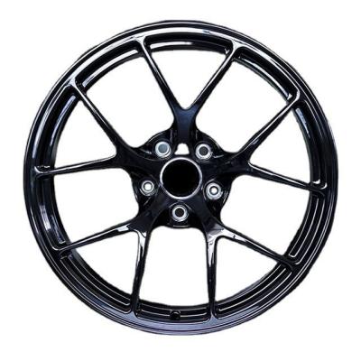 China 5 espigas divididas pintadas de negro de los proveedores ruedas de 18 pulgadas llano de carreras de aleación de aluminio forjado rueda 5x112 5x114 3 5x120 en venta