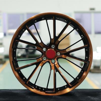 China 2pc de alta calidad llantas forjadas en 5x130 ruedas. llantas de estilo de marca de lujo en 22/23 pulgadas en venta
