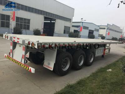 Cina 3 assi 20 40 45 piedi del contenitore di rimorchio dei semi con la molla a lamelle di Stonger in vendita