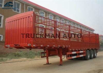 China 60 da cerca semi do reboque toneladas resistentes do sistema do ABS para o transporte de carga da maioria à venda
