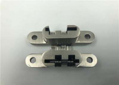 Chine Nickel de satin caché mini par croix de charnières de porte pour la porte de garde-robe de placard à vendre