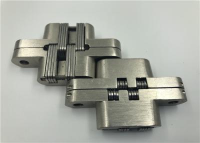 Chine Nickel de satin caché mini par croix de charnières de porte pour la porte de garde-robe de placard à vendre