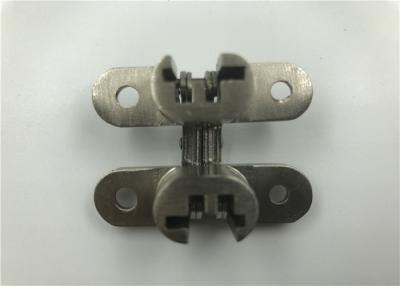 Chine Charnière invisible du nickel SOSS de satin pour la porte en métal ou en bois 180 degrés à vendre