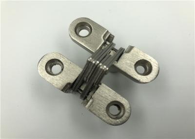 Chine Charnière invisible du nickel SOSS de satin pour la porte en métal ou en bois 180 degrés à vendre
