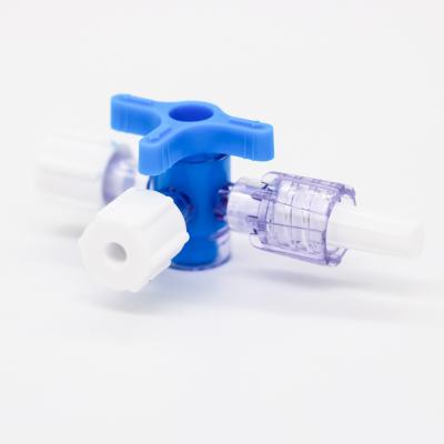 中国 Dehp Free Disposable Medical 3 Way Stopcock Luer Lock Valve 販売のため