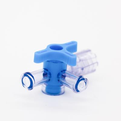 中国 High Standard Plastic 3 Way Stopcock Dehp Free Medical Sterile Disposable 販売のため