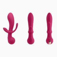 Quality Silicone Rabbit 10 Modes Massager G Spot Vibrator for Female for sale
