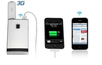 China 5200MAH / 7800MAH Pocket Power Bank 3G Wifi Router 1 Port LAN / WAN for sale