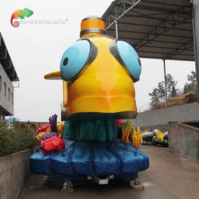 China El desfile de encargo del Animatronics por encargo del tema del acuario flota el ISO certificado en venta
