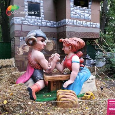 China Personajes de dibujos animados de tamaño natural de la resistencia a las inclemencias del tiempo teledirigidos en venta