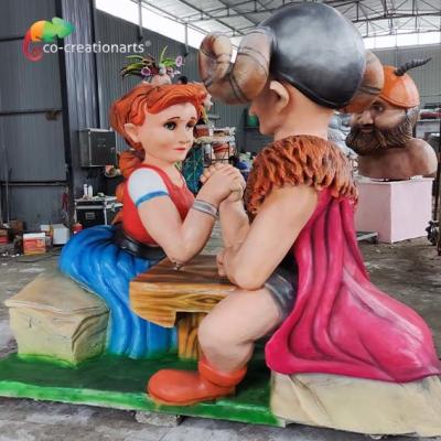 China Personajes de dibujos animados de tamaño natural de la resistencia a las inclemencias del tiempo teledirigidos en venta