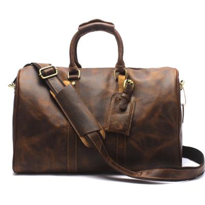 Cina Borse di classe dei retro bagagli di cuoio per la borsa LB06 di Boston di viaggio in vendita