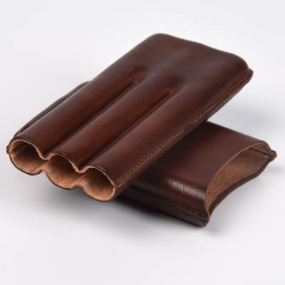 Cina Cassa di sigaro su ordinazione di lusso di Brown Logo Cigar Gift Box Packaging in vendita
