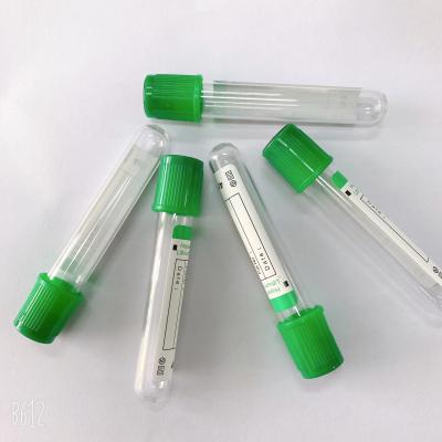 China GEL/Lithium van Micro- van de de Inzamelingsbuis van het Heparinebloed Buizen Bloed de Duidelijke vacuum blood colletion tube Te koop