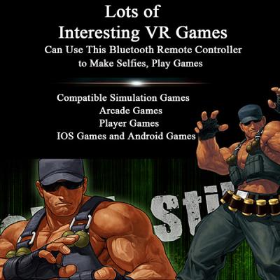 China VR Box Joystick, VR 3D Glasses Joystick, Portable Wireless Bluetooth 3.0 Compliant Remote Controller, Selfies Controller for sale