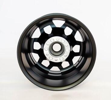 17 Inch Offroad Custom Forged Beadlock Wheels 17 X 9 Alloy Beadlock Matte Black