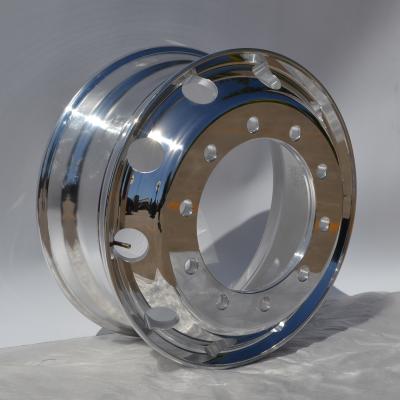 22.5x9 PCD 335mm Forged Aluminum Heavy Duty Truck Wheels ET152 26.7kg for Long