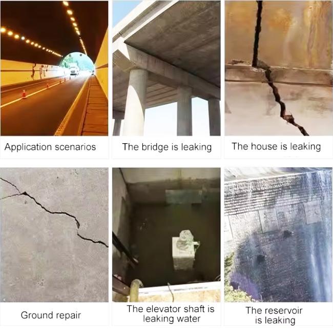 High Permeability Modified Two Component Epoxy Resin Injection Grout Concrete Repair Grouting Material