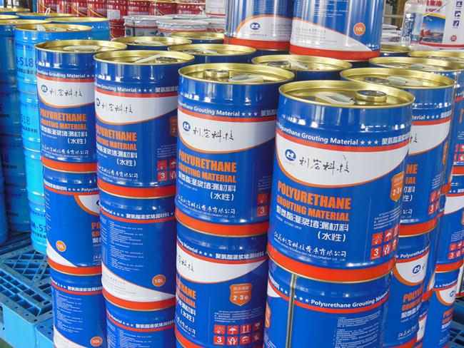 Single Component Water-Soluble Polyurethane Grouting Fluid Material