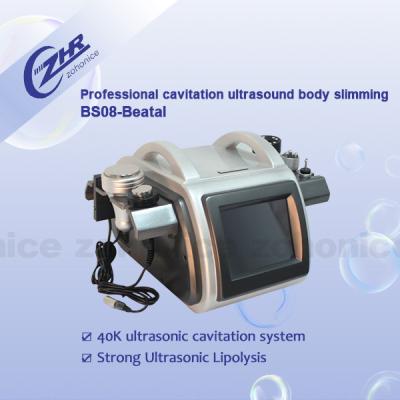 Cina Macchina a cavitazione multifunzionale 40k 5 Maniglia 8 pollici True Color Touch Screen in vendita
