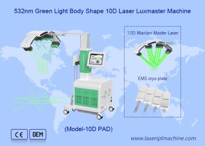 China Ems Cooling Plate Laser Weight Loss Machine Maxlipo Master 10d for sale