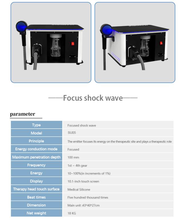 Shock Wave Therapy Machine Technical Specifications