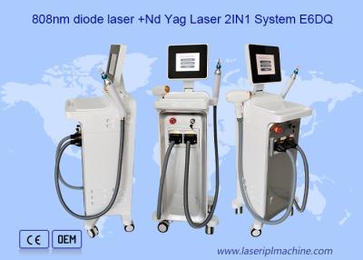 Cina 2 In 1 diodo laser di 808 nm più pico Q connesso Nd Yag Laser Machine in vendita