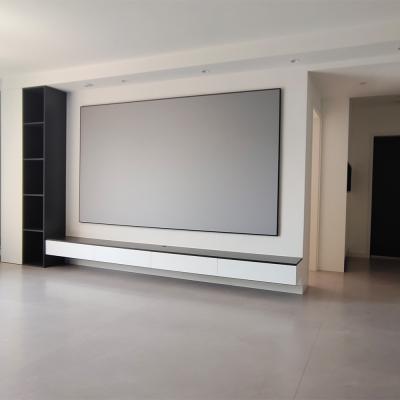 China Thin Fixed Frame Screen Long Throw Home Theater Projection Screens 120 Inch for sale