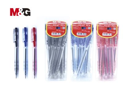 Cina Il rosso economico ha colorato la penna a sfera messa per l'ufficio, penna di 0.7mm Rollerball in vendita